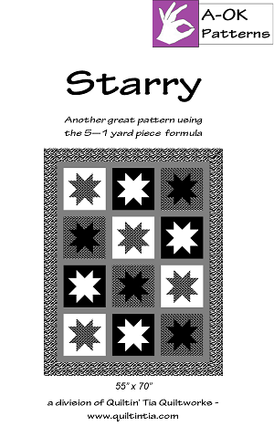 Starry Five Yard Quilt Pattern | Quilted Strait