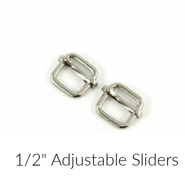 Adjustable Sliders for 1/2" straps Set/2