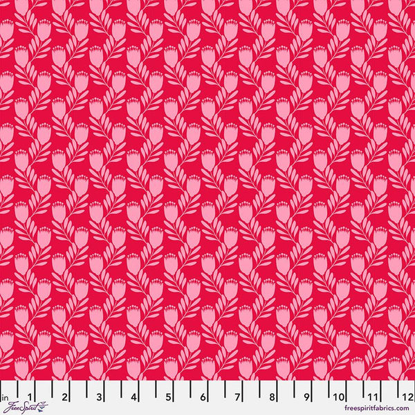 Paradise Blooms 002 Ruby Flourishing Flora | Quilted Strait