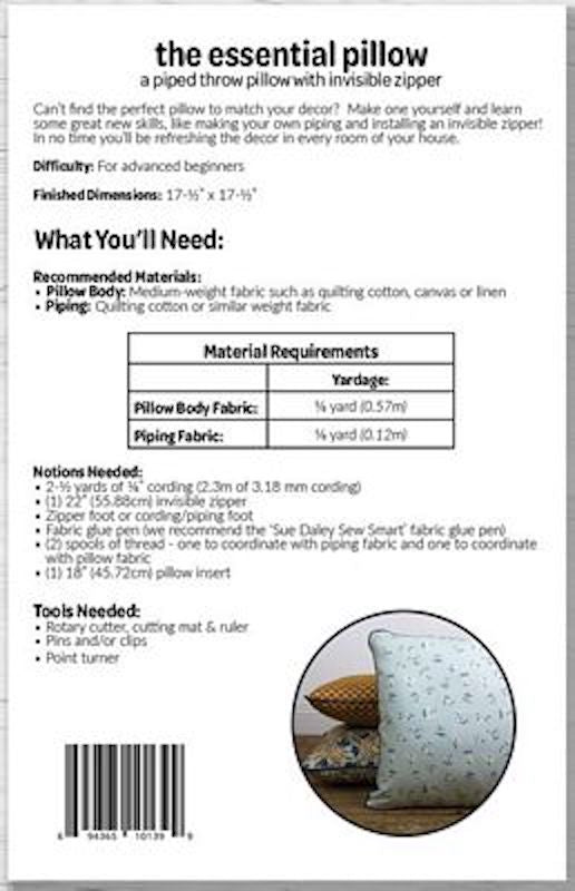 The Essential Pillow Pattern | Quilted Strait