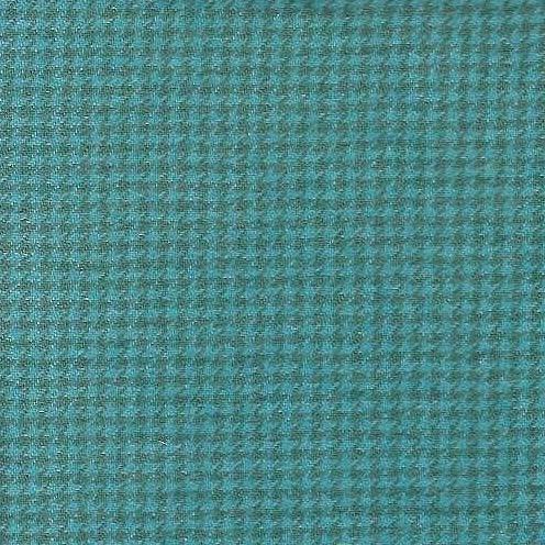 Wool Fat 1/8 Houndstooth Sea Spray