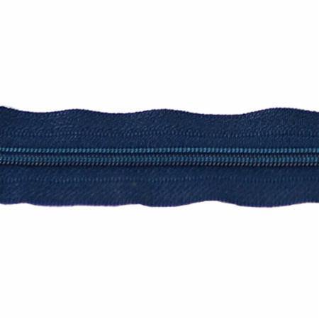 14" Atkinson Zipper 370 Navy Blue | Quilted Strait