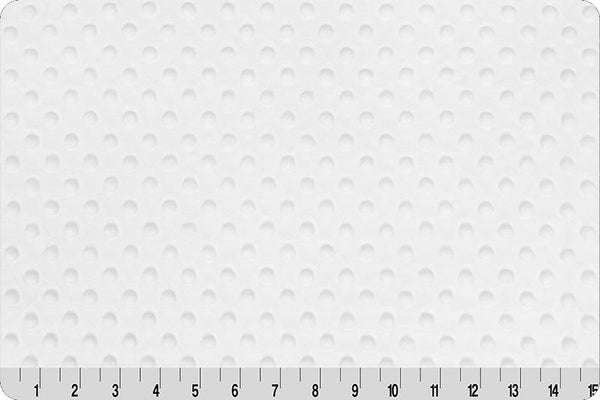 Cuddle minky snow dimples | Quilted Strait